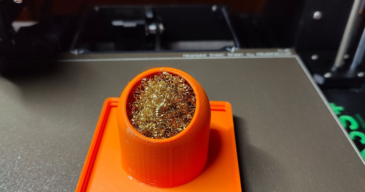 2x2 Gridfinity Holder for brass sponge by AlviDroid | Download free STL ...