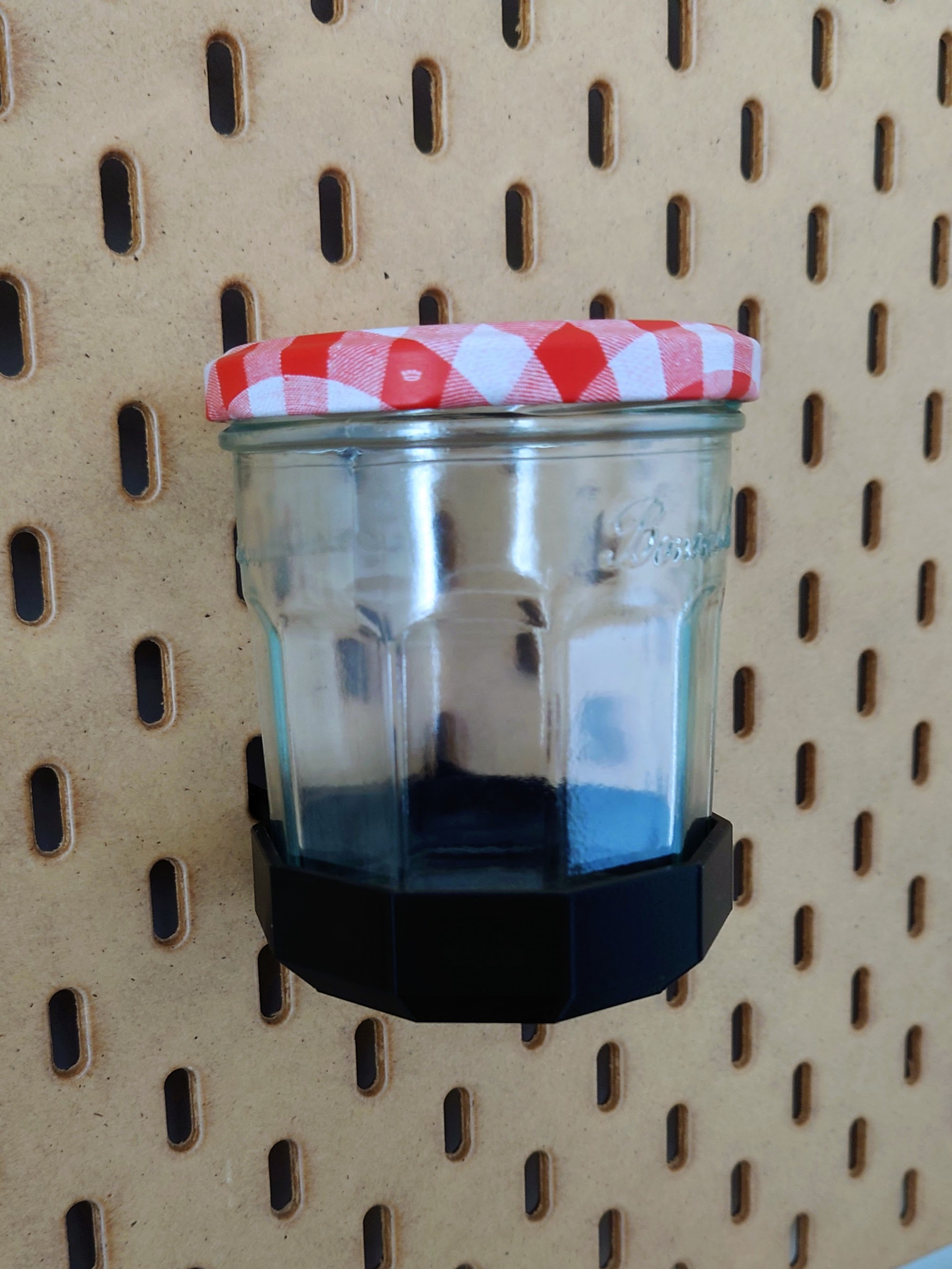 IKEA SKÅDIS / SKADIS Jam Jar Holder by Kilian | Download free STL model ...