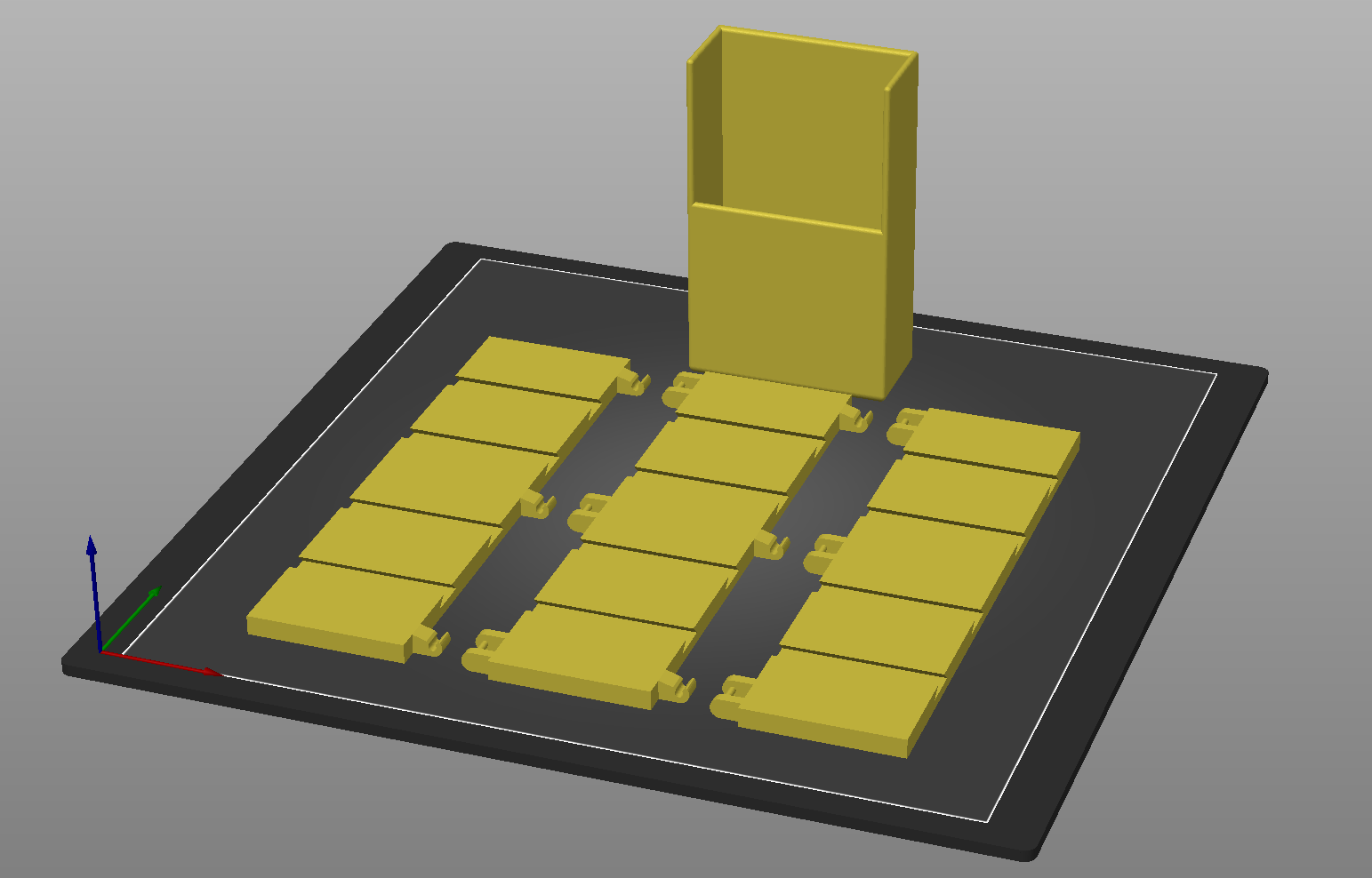 Modular armrest table with remote control holder by Rasmus Åberg ...