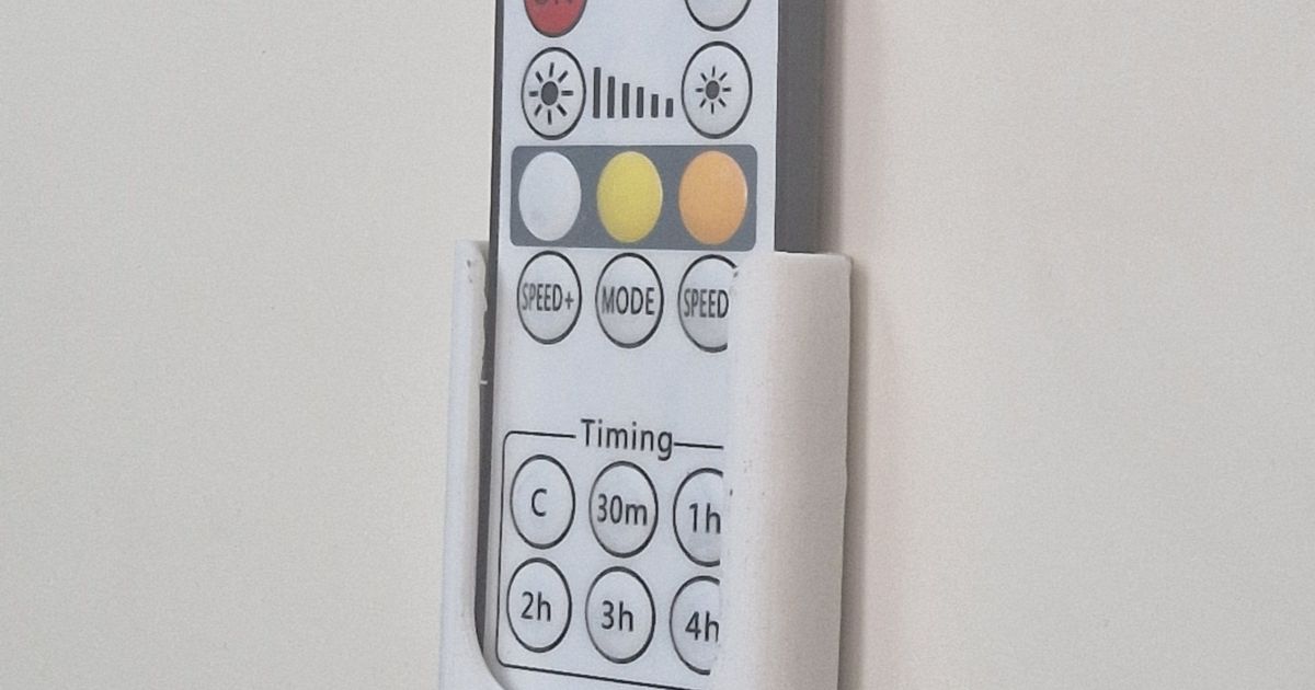RFID LED Remote Holder by Michal Vyroubal | Download free STL model ...