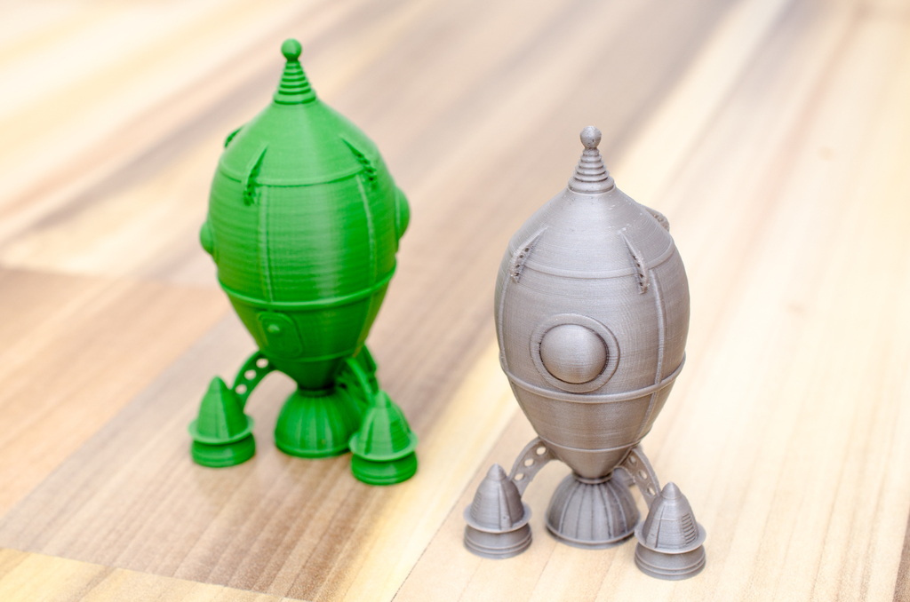 An old retro rocket by vandragon_de | Download free STL model ...