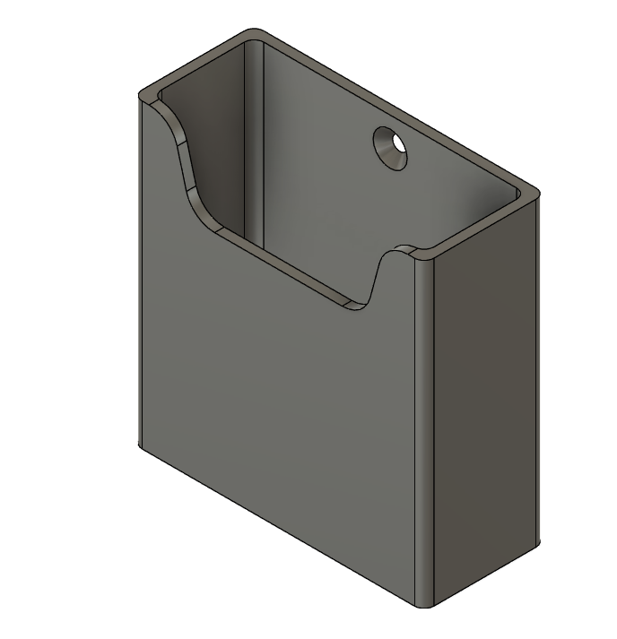 Minimal Slim Remote Wall Mounts by LordOfBytes | Download free STL ...