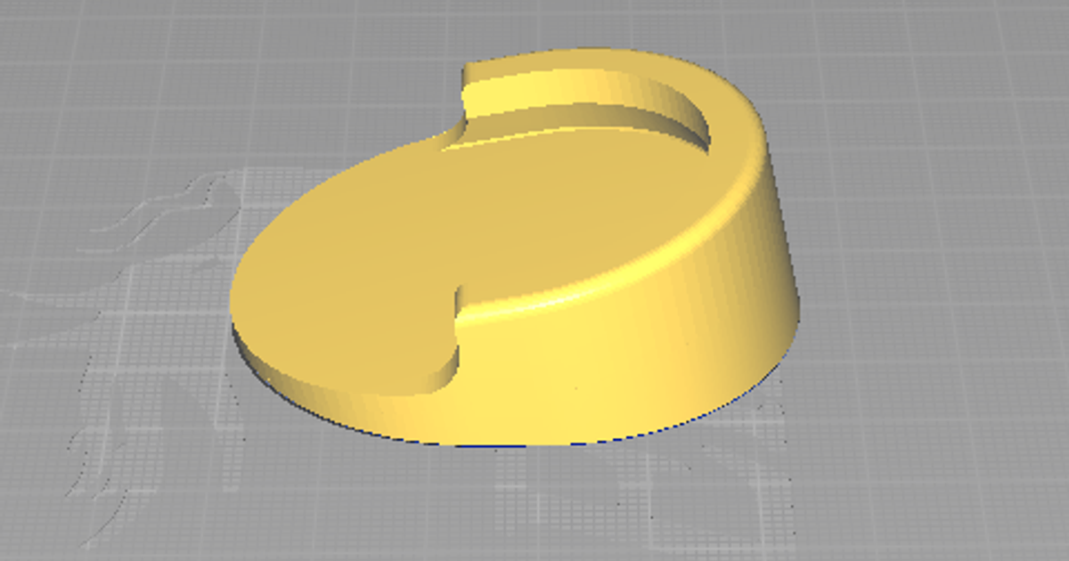 Angled PopSocket Mount by BurritoSandwich | Download free STL model ...