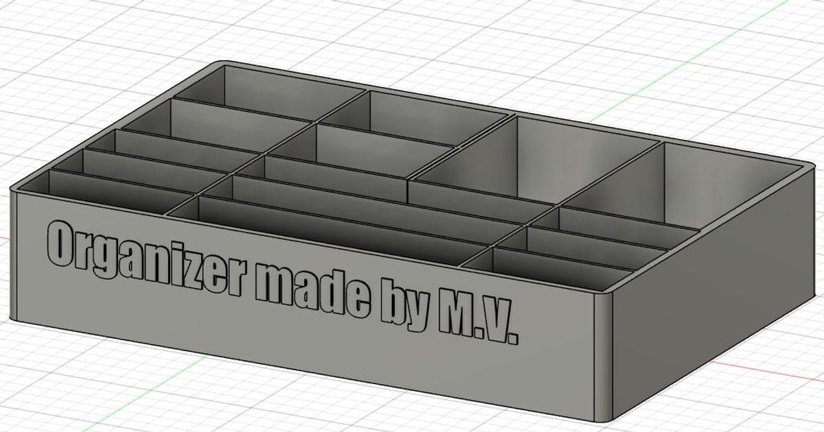 Table Organizer by 3D-Lab | Download free STL model | Printables.com