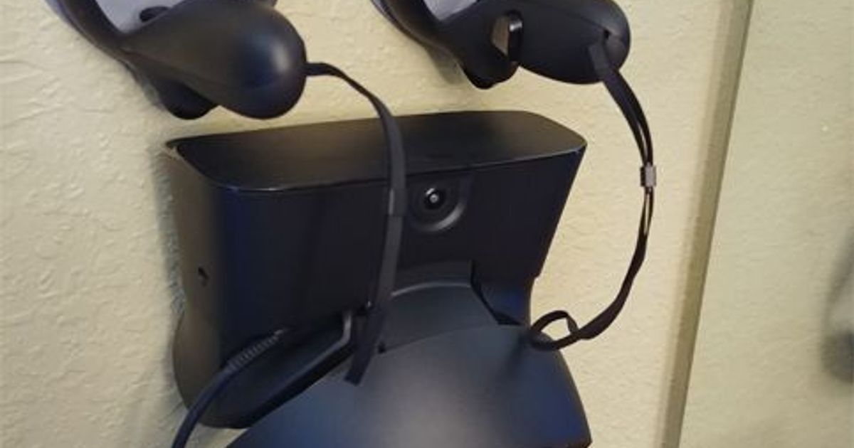 Oculus Controller Wall Mount (hidden screws) by Avel | Download free ...