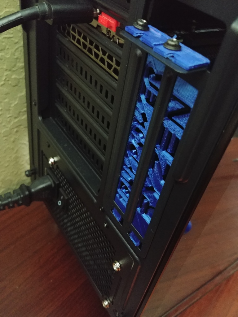 Custom Rear PCI Bracket for Computer Case by Avel | Download free STL ...
