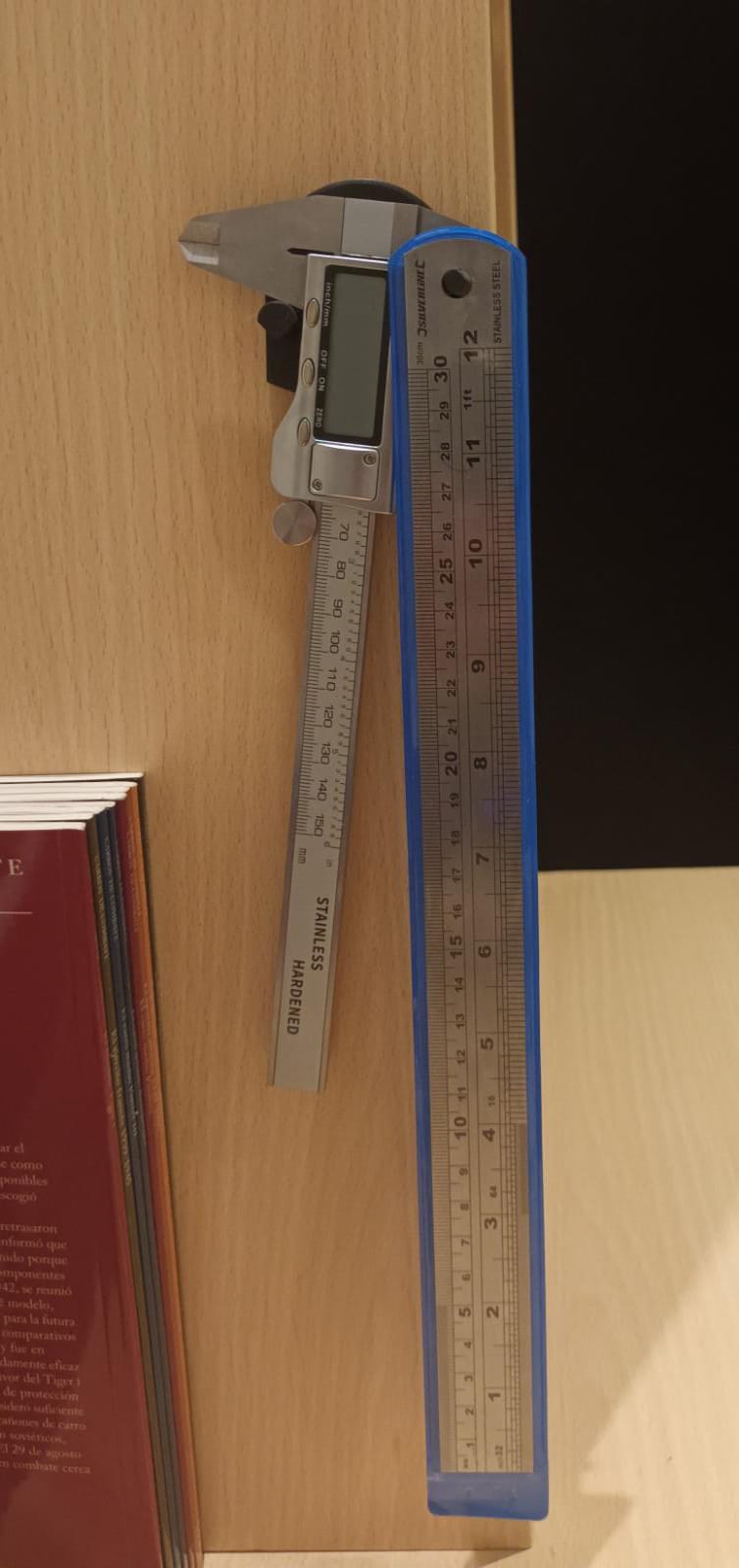 Caliper and ruler support by Boolean | Download free STL model ...
