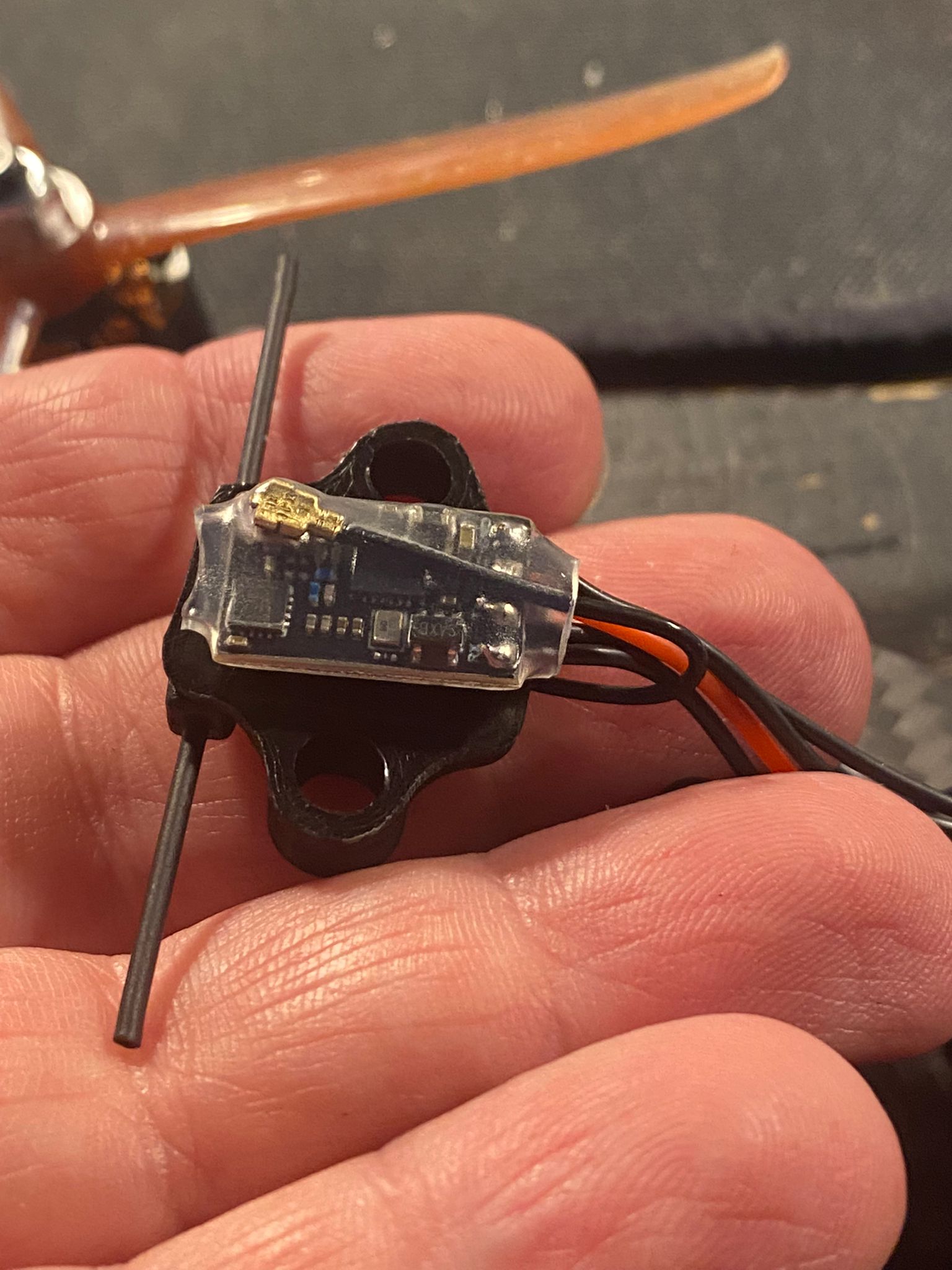 RC RX mounting tray TBS Source One v5 by Thijs | Download free STL ...