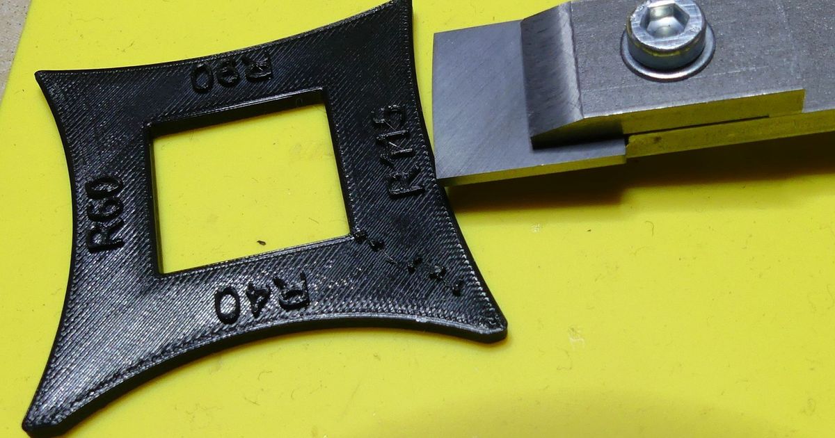 Radiusgauge by werz 99 | Download free STL model | Printables.com