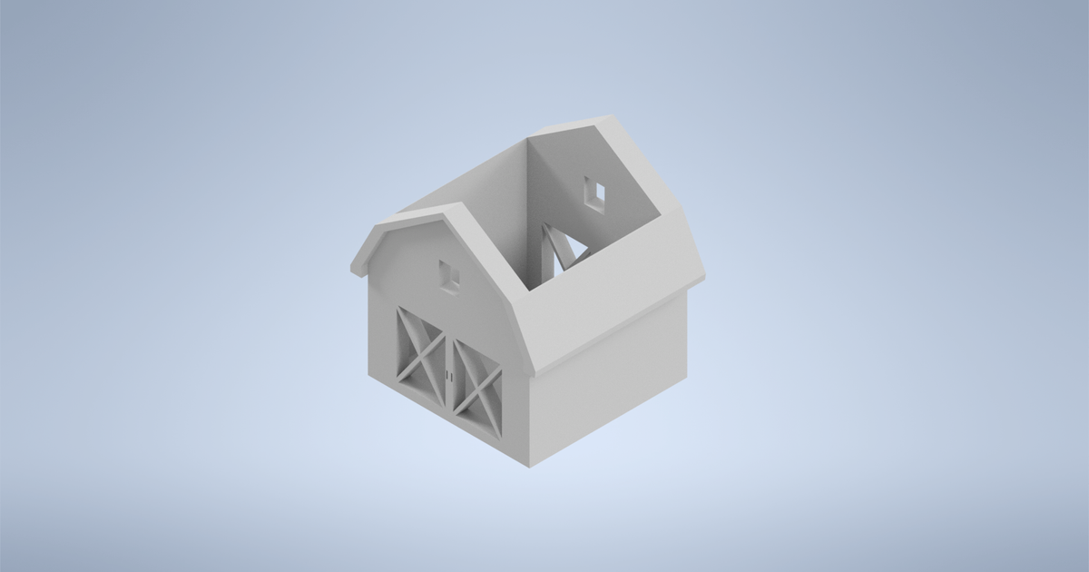Barn Remote Holder by Dmack | Download free STL model | Printables.com