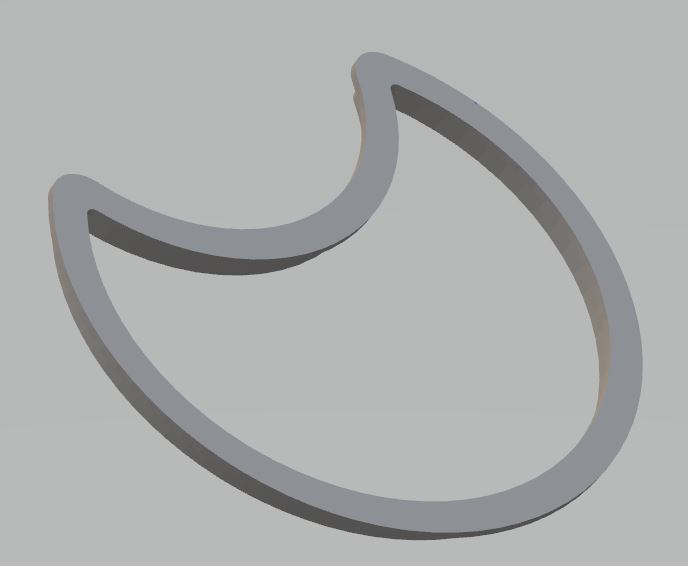 Cookie cutter slice moon by blustyle | Download free STL model | Printables.com