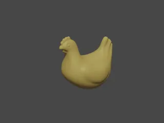 Bobin Chicken Bobblehead by cospacegirl | Download free STL model ...