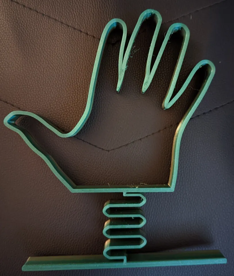Waving Bobble-Hand by at0maly | Download free STL model | Printables.com