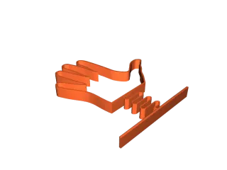 Waving Bobble-Hand by at0maly | Download free STL model | Printables.com