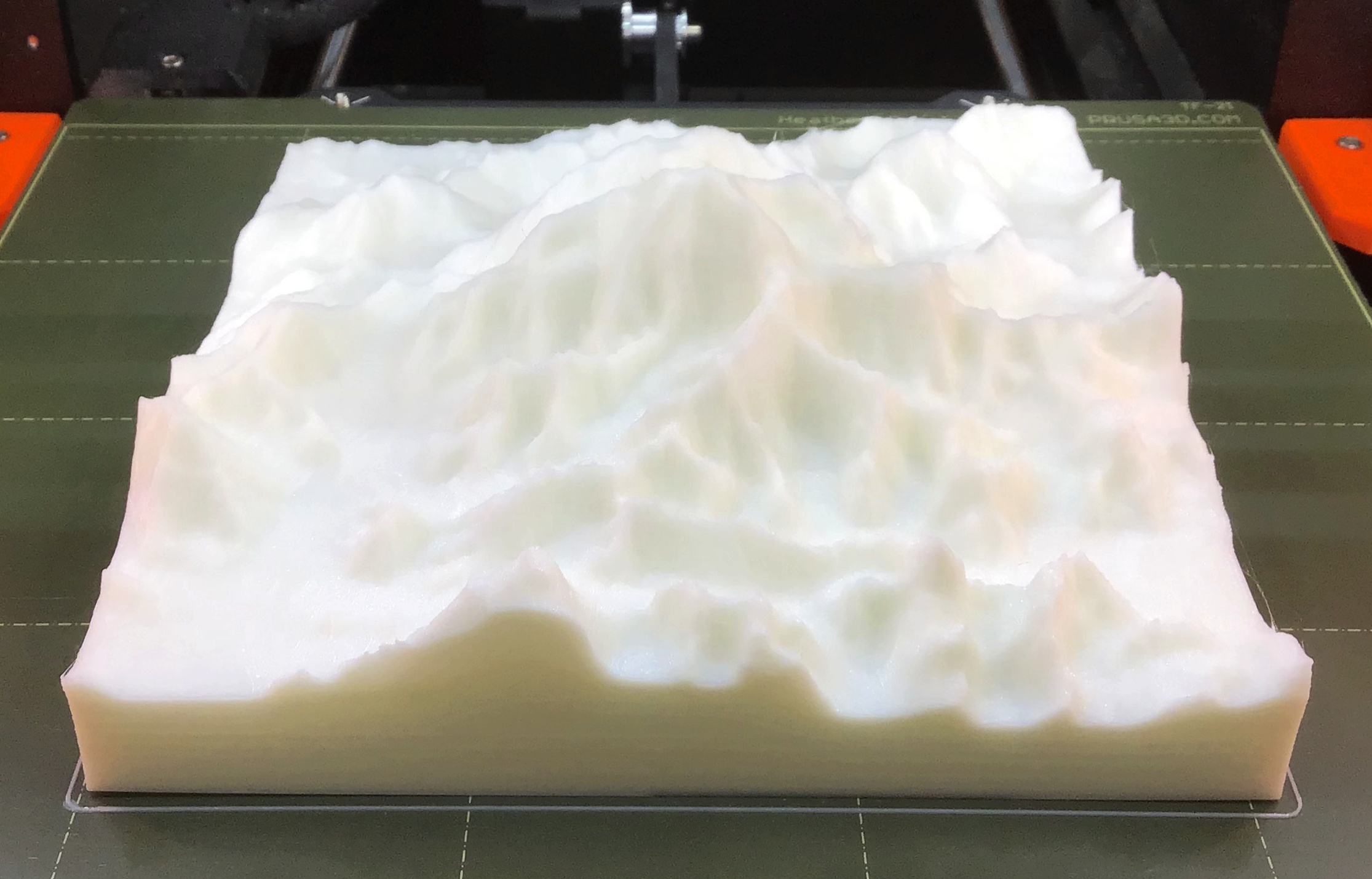 3D Topographic Map of Denali (Mount McKinley) Alaska, 20,310 feet ...