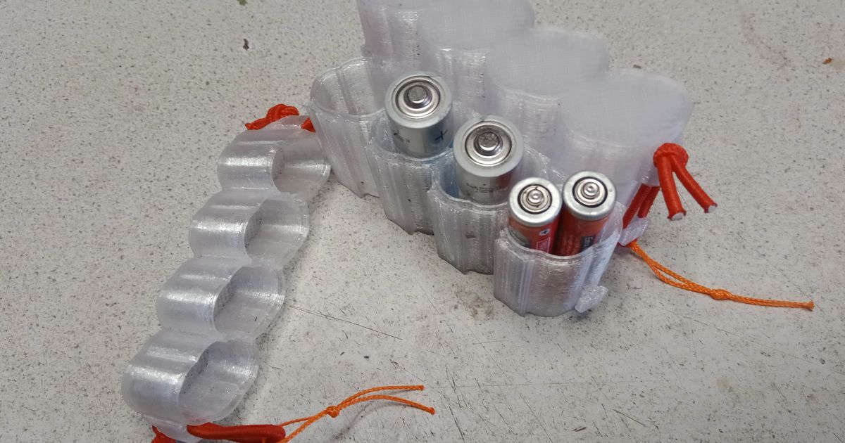 Stackable battery box for AA and AAA cells by horrovac | Download free ...