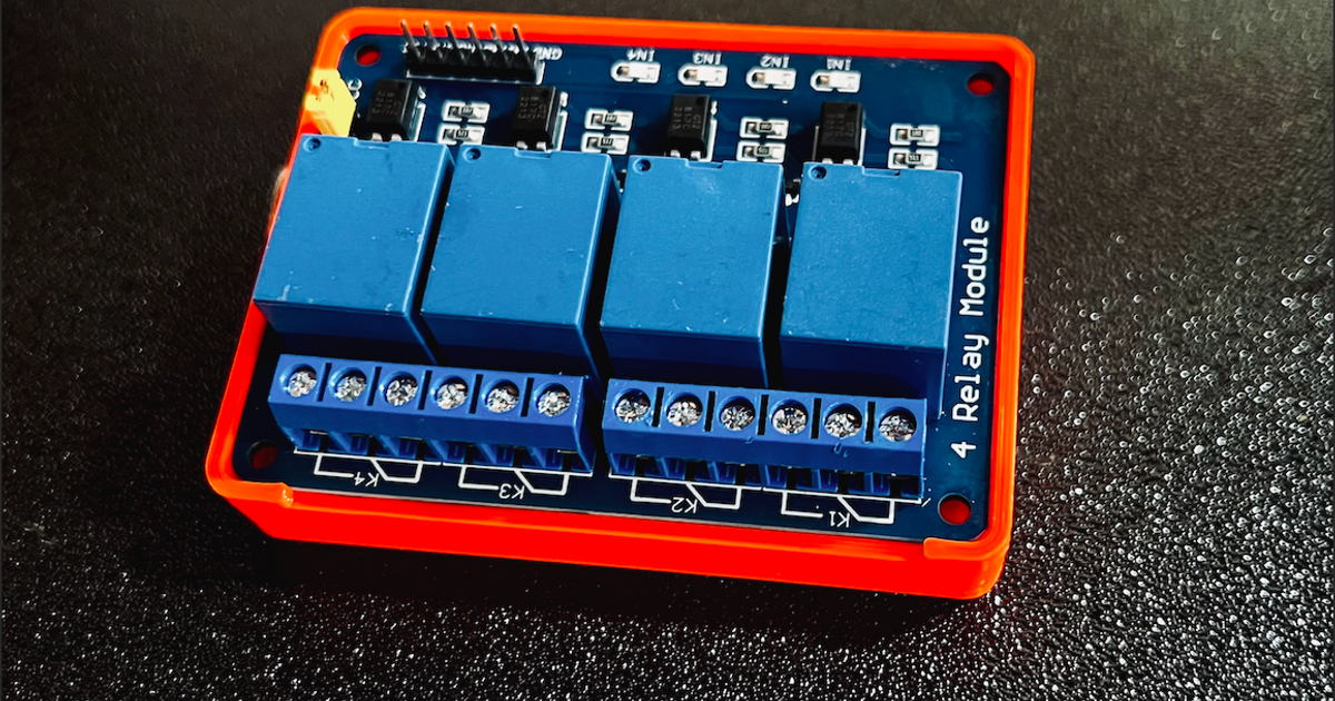 Relay Board Case by cyb0rgDIY | Download free STL model | Printables.com