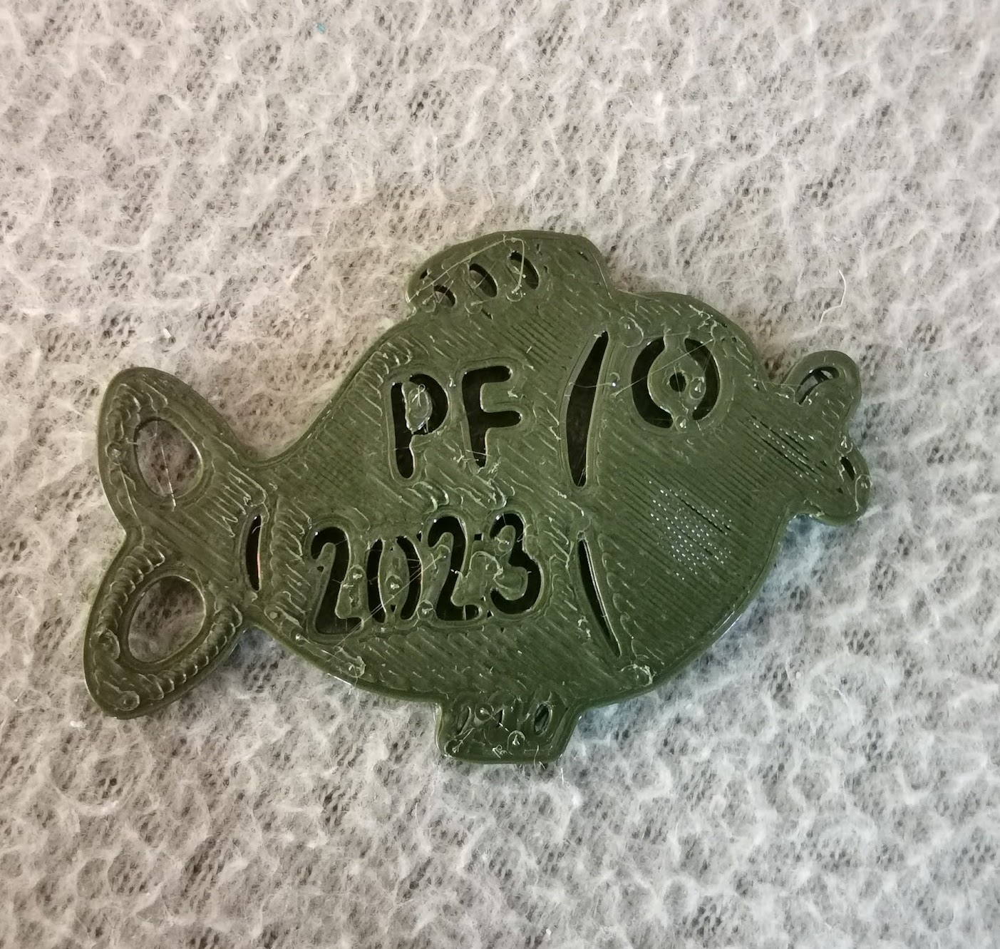 Carp (PF 2023) keychain by Afrodoman | Download free STL model ...