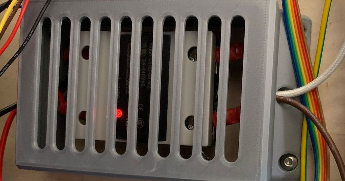 Solid State Relay Cover by gregington | Download free STL model ...