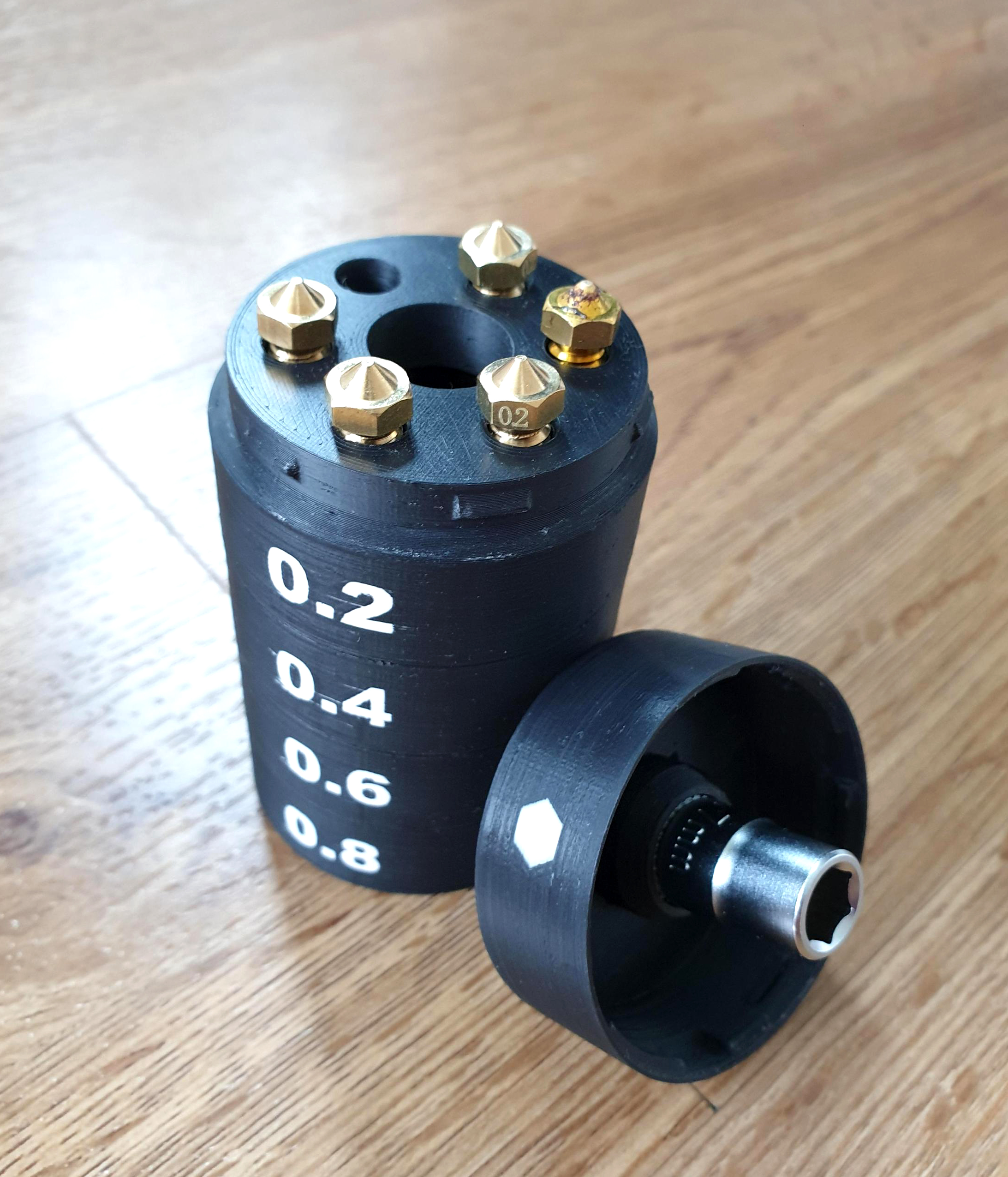 Nozzle container by TC | Download free STL model | Printables.com