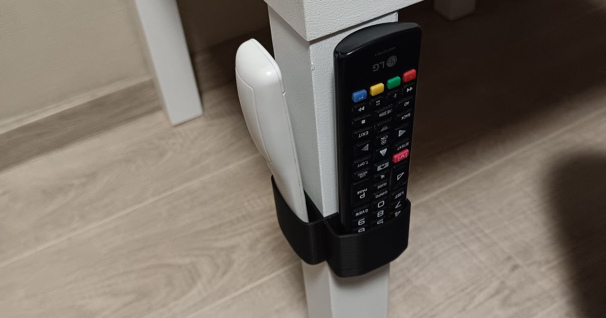 Lack-click remote holder by Lofiman | Download free STL model ...