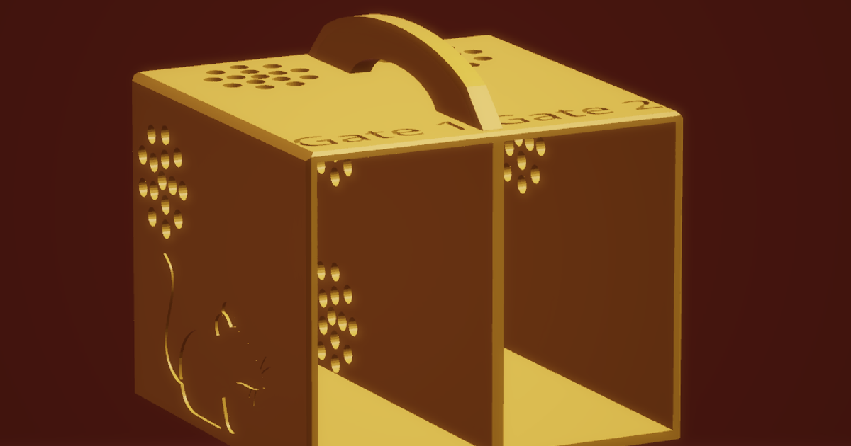 Mouse springtrap box by Heine Sørensen | Download free STL model ...