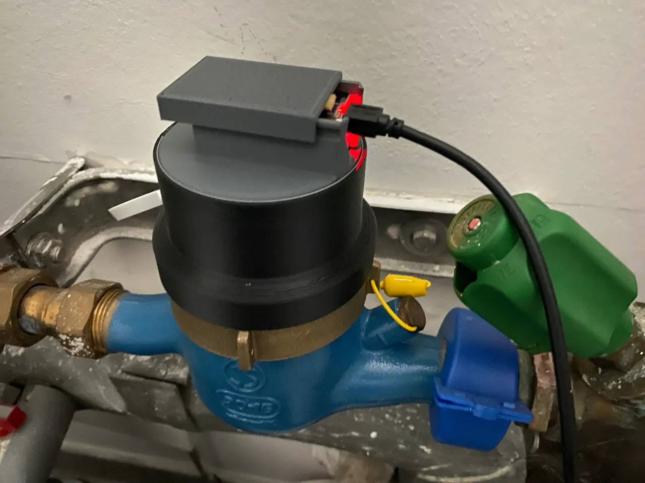 water meter - AI on the edge - 50mm by Thomas | Download free STL model | Printables.com