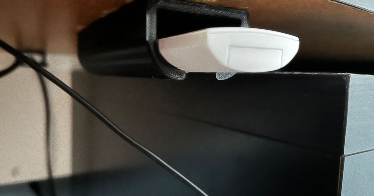 under desk remote holder by desprint | Download free STL model ...