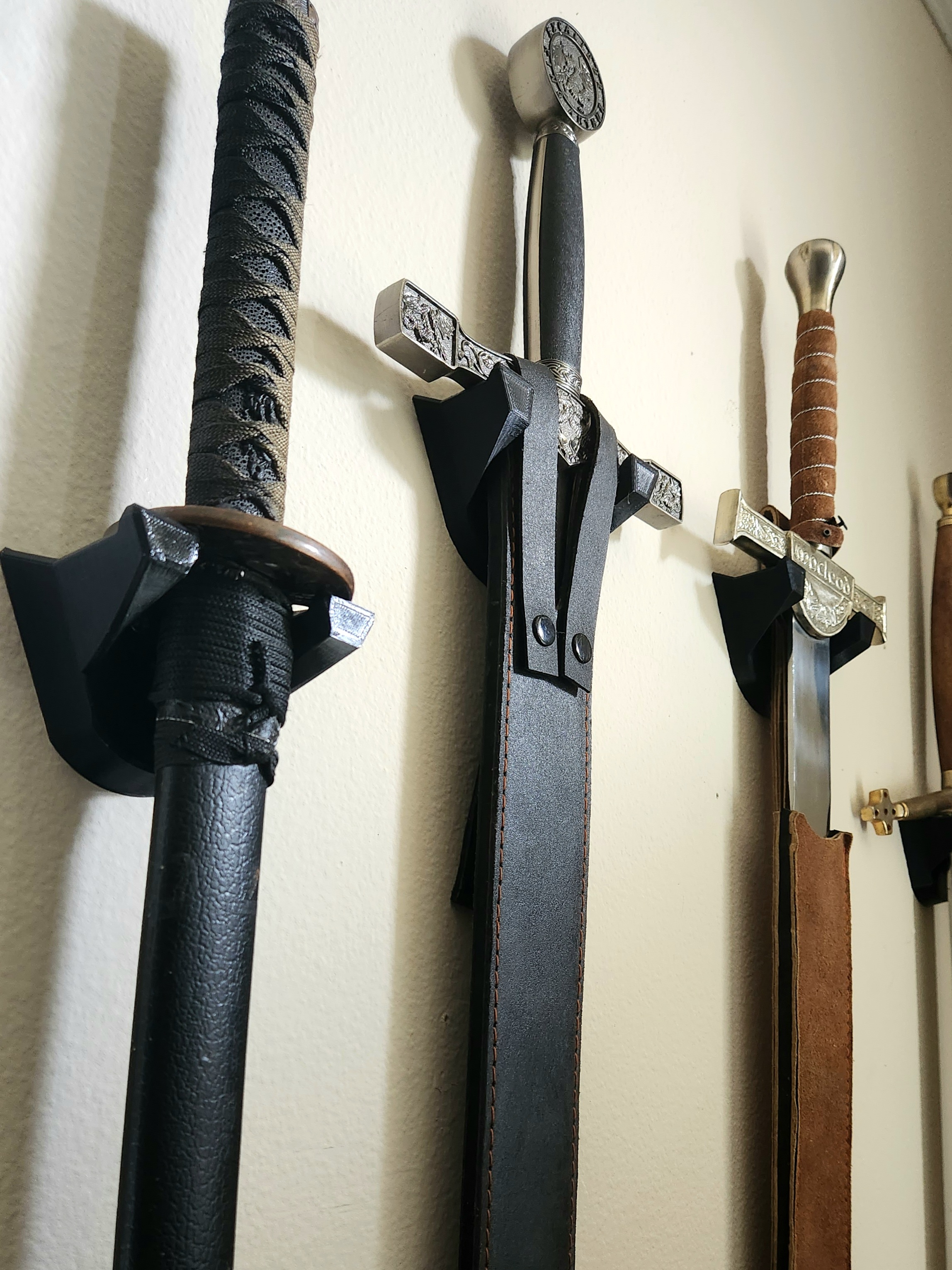 Simple Sword, Dagger, or Knife Wall Mount by BeautifulLEDs | Download ...