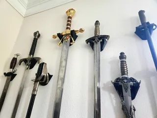 Simple Sword, Dagger, or Knife Wall Mount by BeautifulLEDs | Download ...