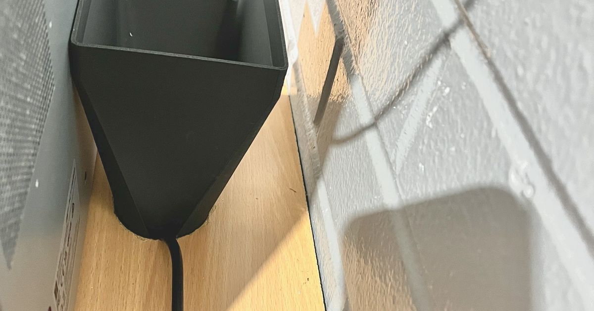 Bambu Lab X1/P1P Poop Funnel with power cable cutout by gregington ...