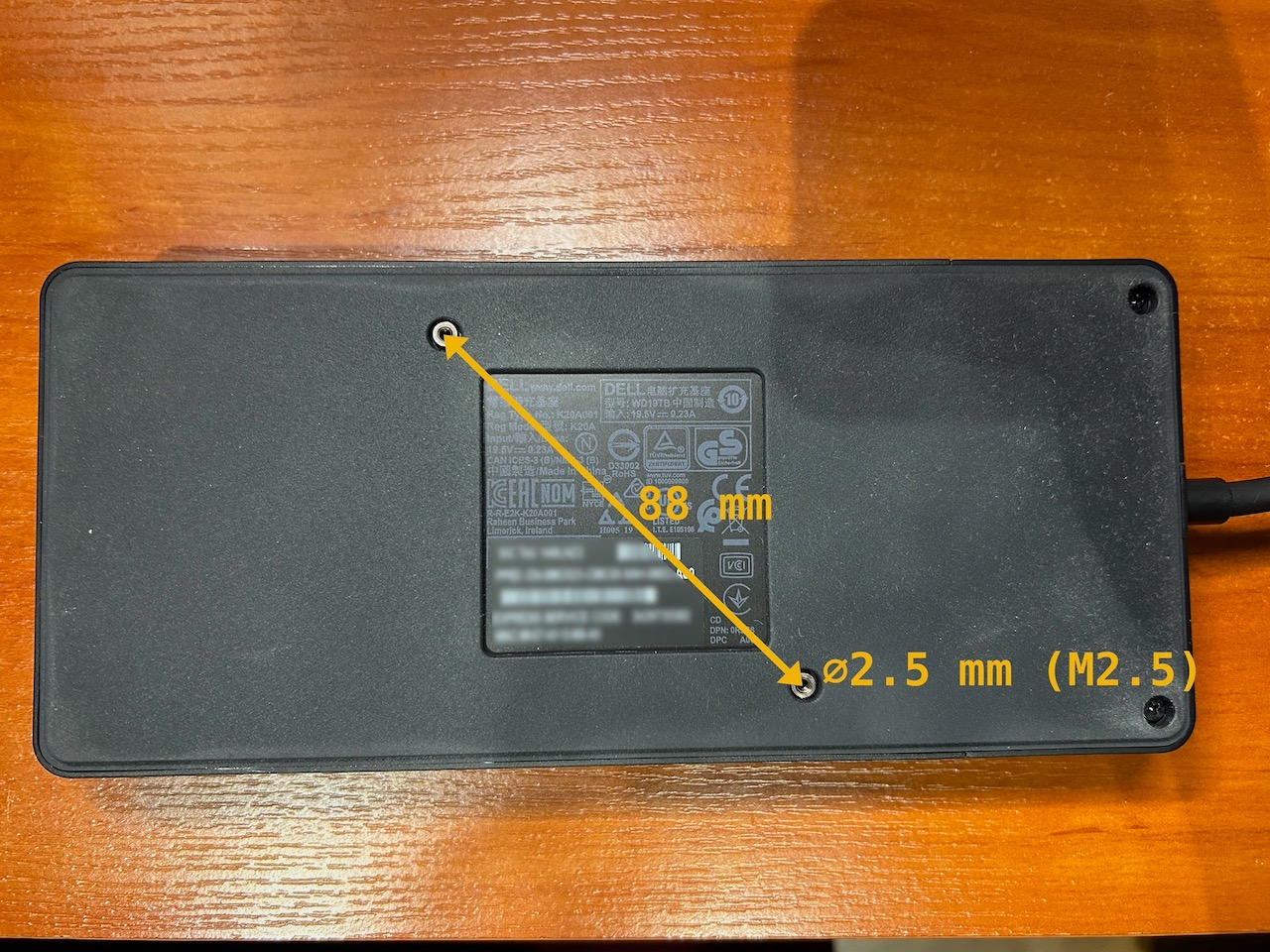 Dell WD19 series dock mount for Honeycomb storage wall by Zbigniew ...