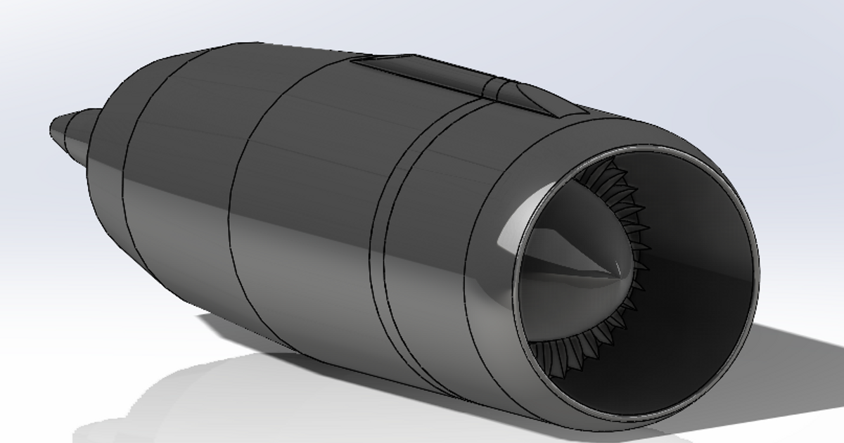 Jet Engine by nasboarder | Download free STL model | Printables.com