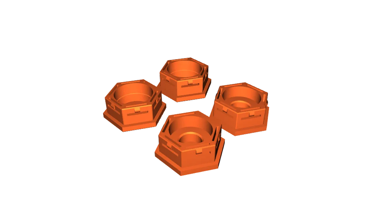 Magnetic insert for Honeycomb Wall by Knatterkopf | Download free STL ...