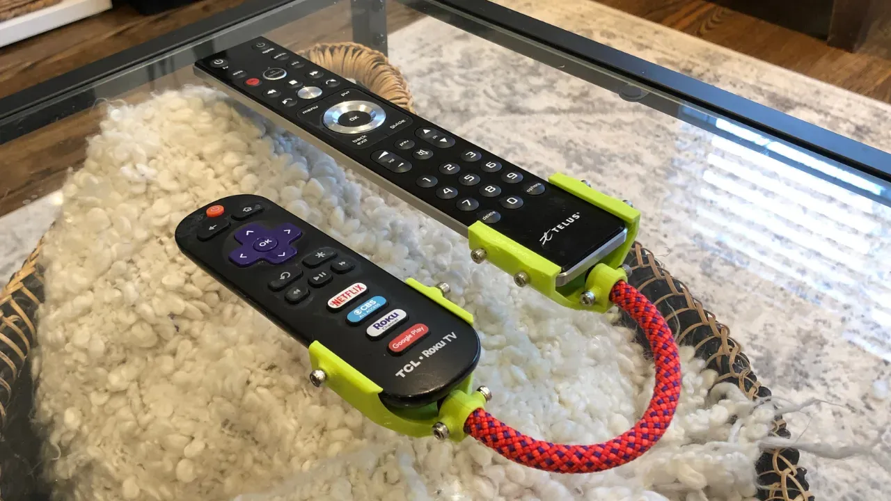 TV Remote Nunchucks by 3D Print Stuff | Download free STL model ...