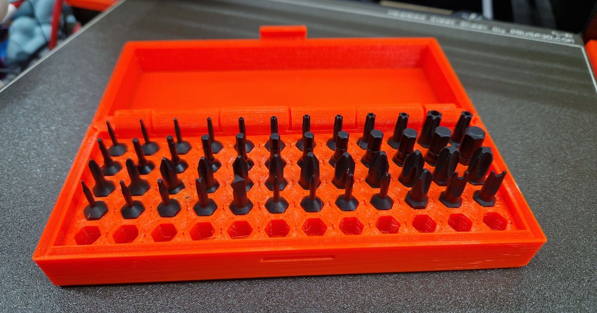 Rigid Bit Holder LTT Screwdriver (60 bits, parametric) by ...