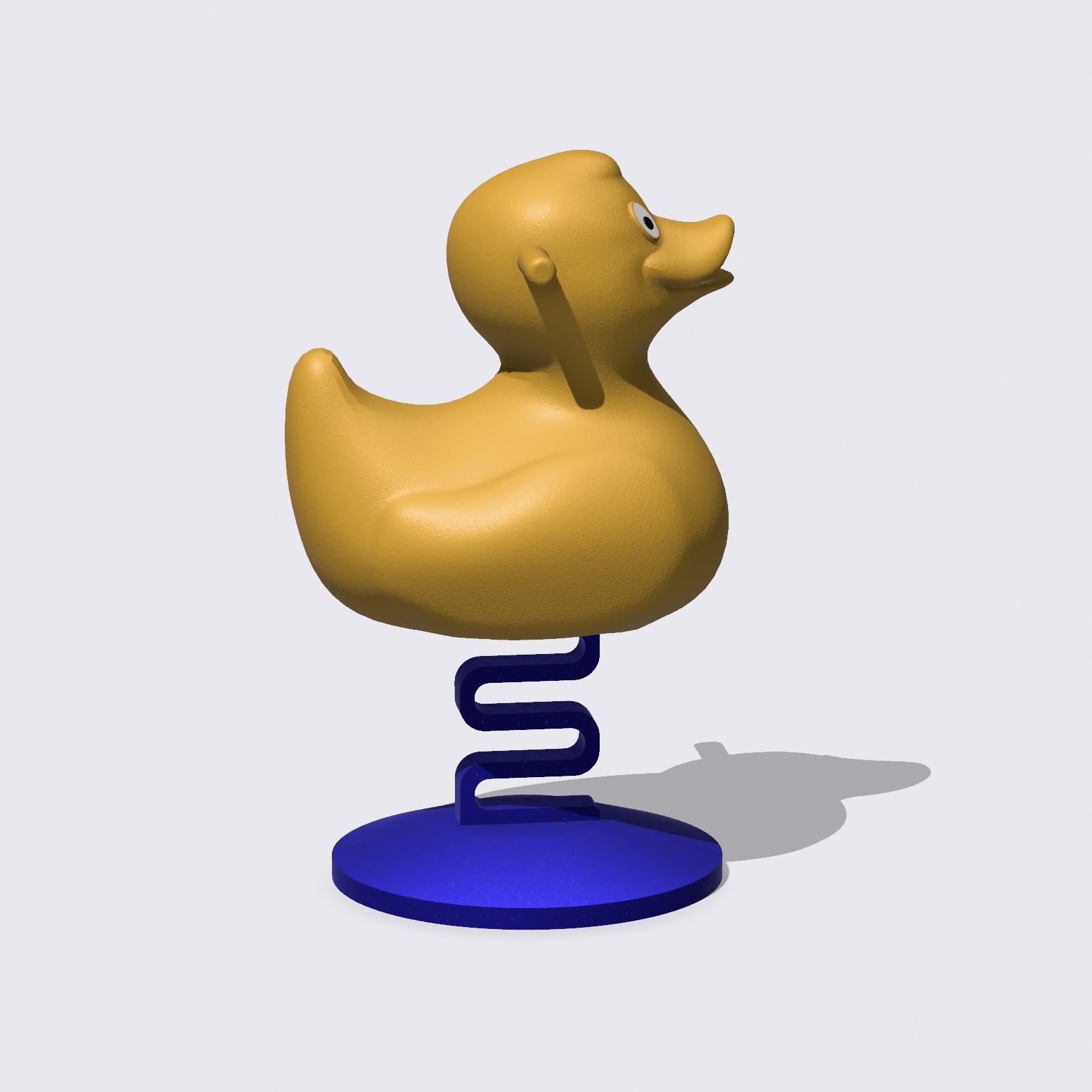 SEESAW DUCK ON SPRING (BOBBLEHEAD) by PrintThatBoii | Download free STL ...