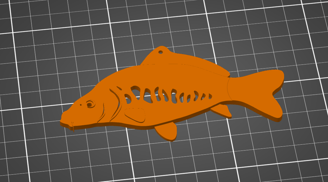 Carp Christmas ornament by Sysel | Download free STL model | Printables.com