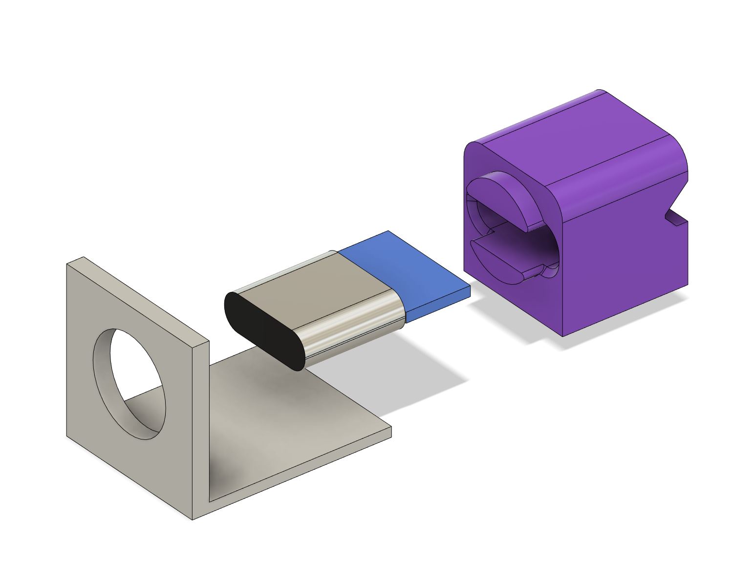 SNES Jr/Mini USB-C Bracket by Xipher Design | Download free STL model ...