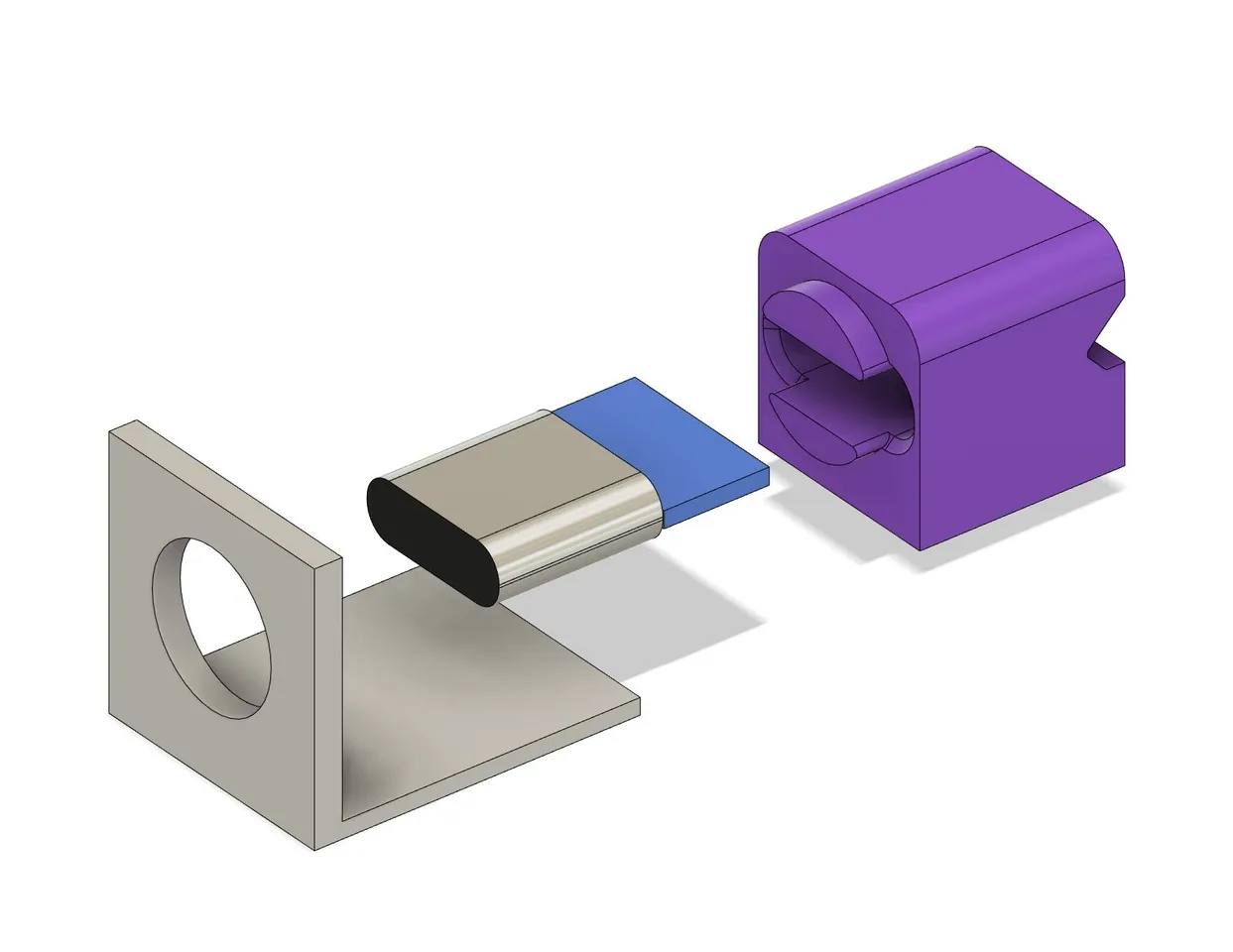 SNES Jr/Mini USB-C Bracket by Xipher Design | Download free STL model ...