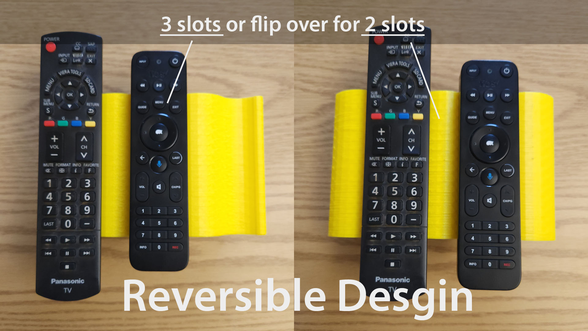 Wave holder for remotes and other accessories by GTG3d | Download free ...