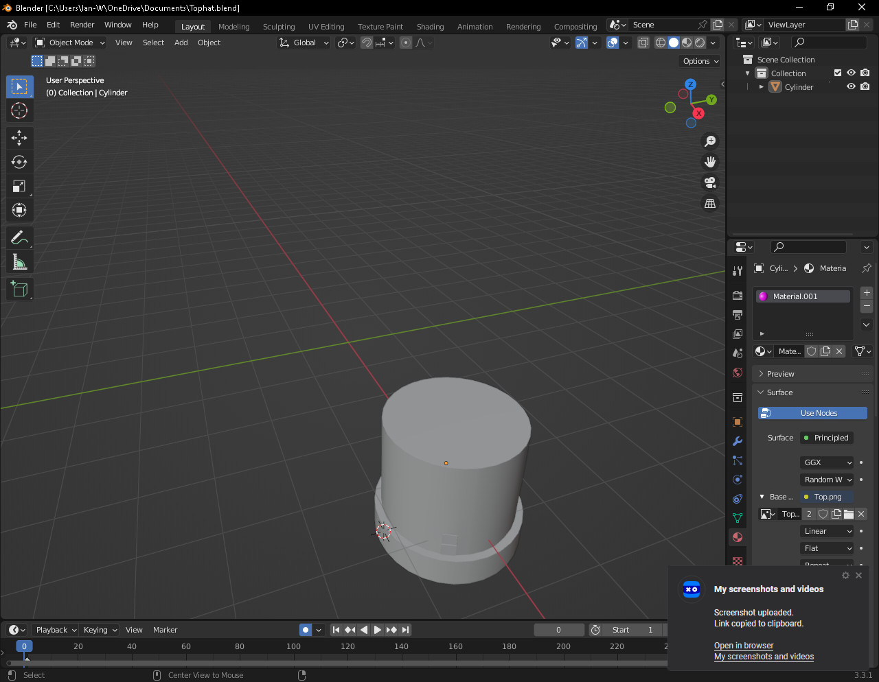 Top hat by Ian welch | Download free STL model | Printables.com