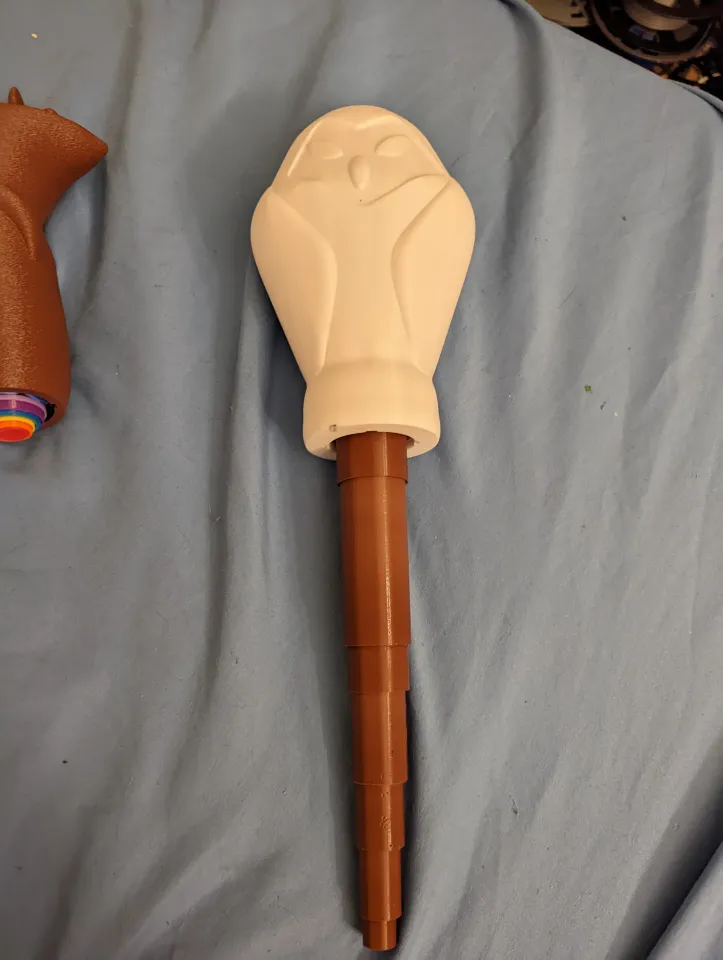 Owlbert Collapsing Staff with replaceable core by deinfinityx ...