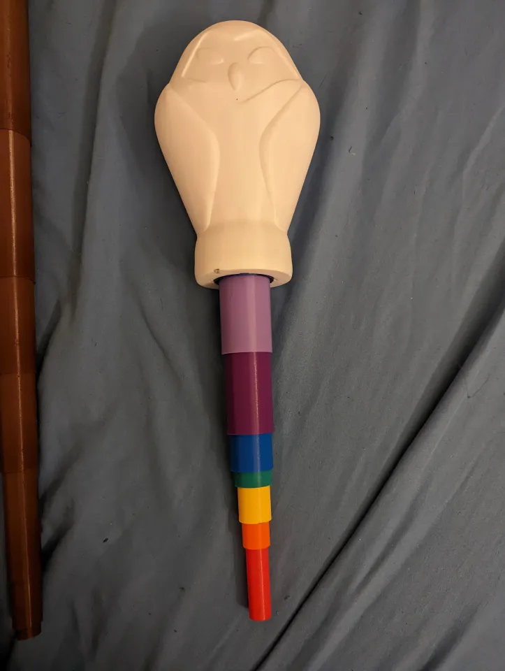 Owlbert Collapsing Staff with replaceable core by deinfinityx ...