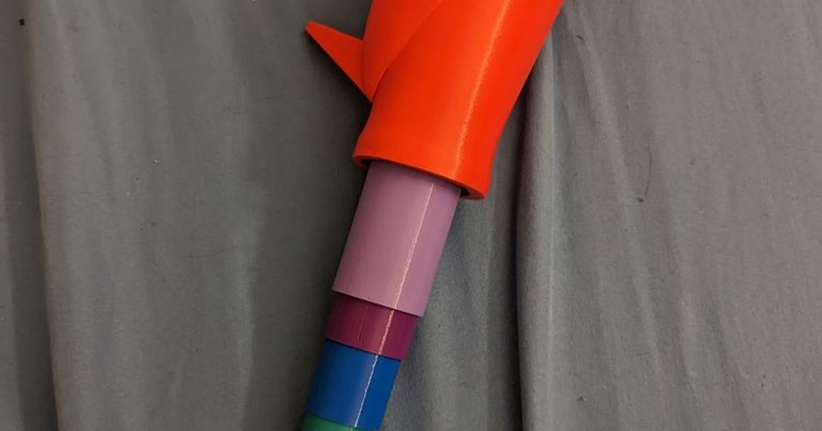 Flapjack Collapsing Staff with replaceable core by deinfinityx ...