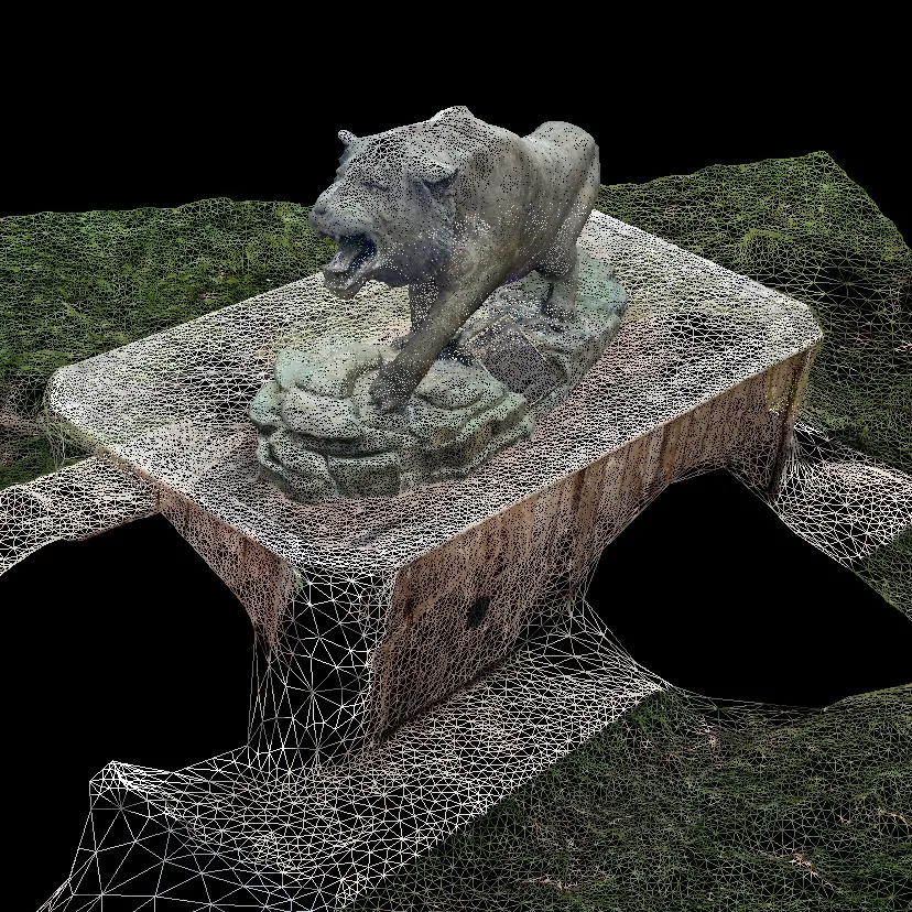 Tiger Statue 3d Photogrammetry Scan by dlatch mux | Download free STL ...
