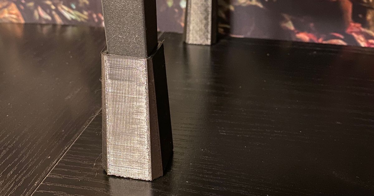 2 Inch Monitor Shelf Riser for 0.8 Inch Desk Legs by J.werbs | Download ...