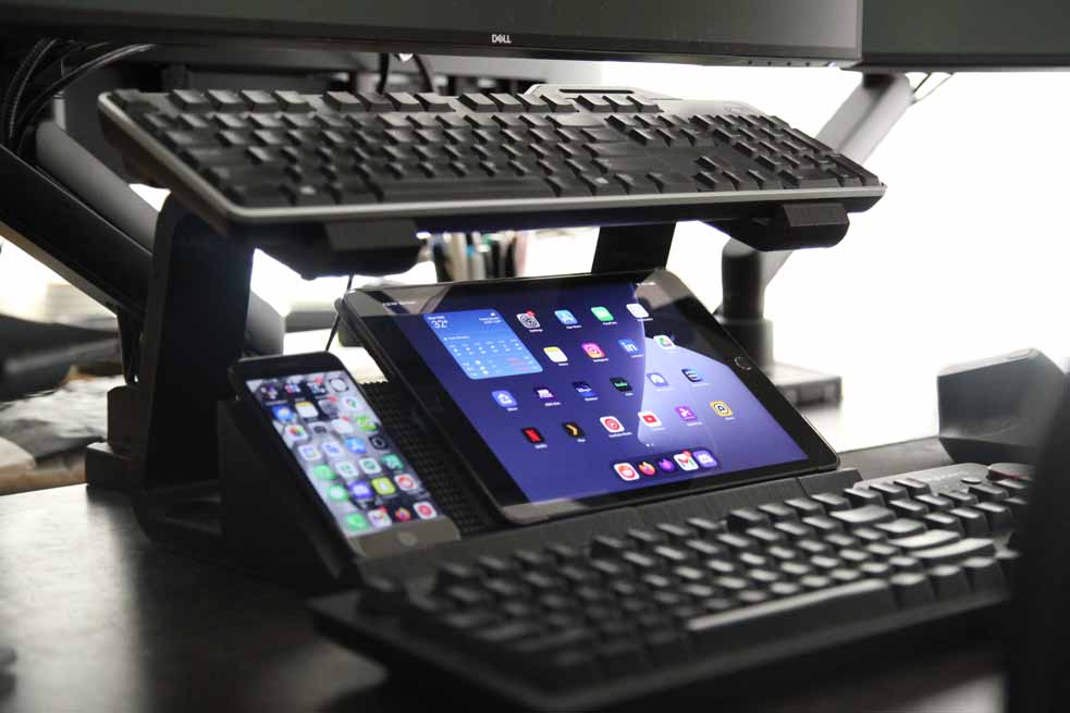 Office Keyboard & Device Stand by Josh Clos | Download free STL model ...