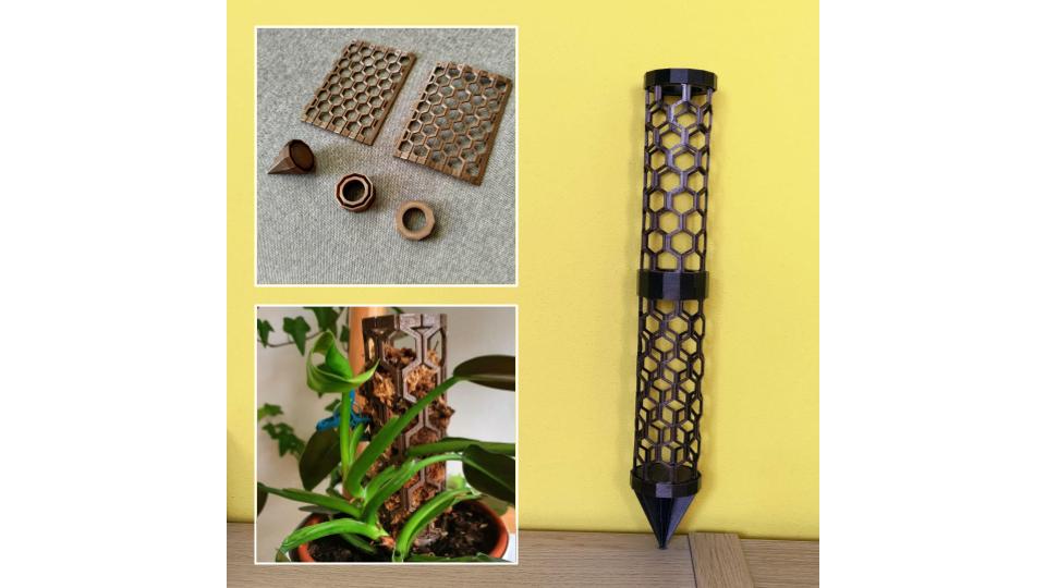 Stackable Moss Pole - Climbing Plants Support by phi.gl | Download free ...