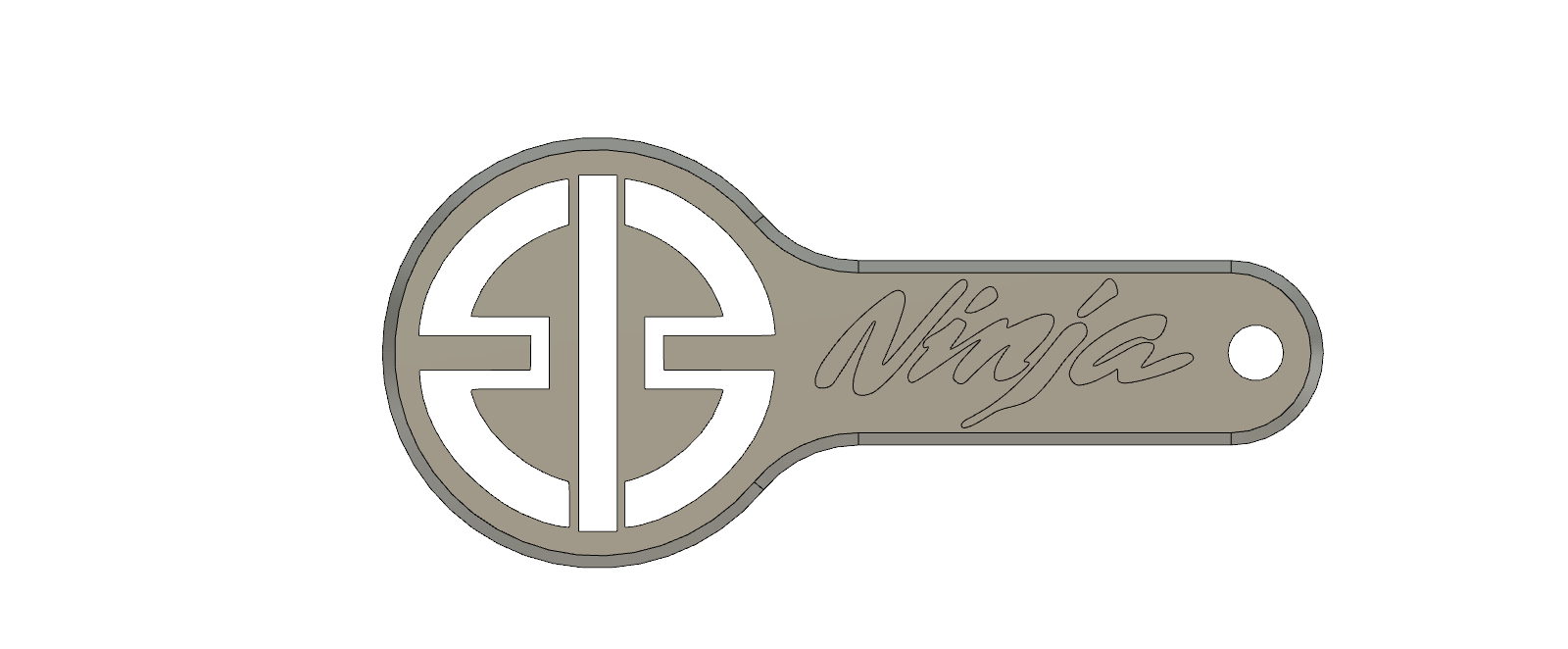 Ninja Keychain by mc2_project3d | Download free STL model | Printables.com